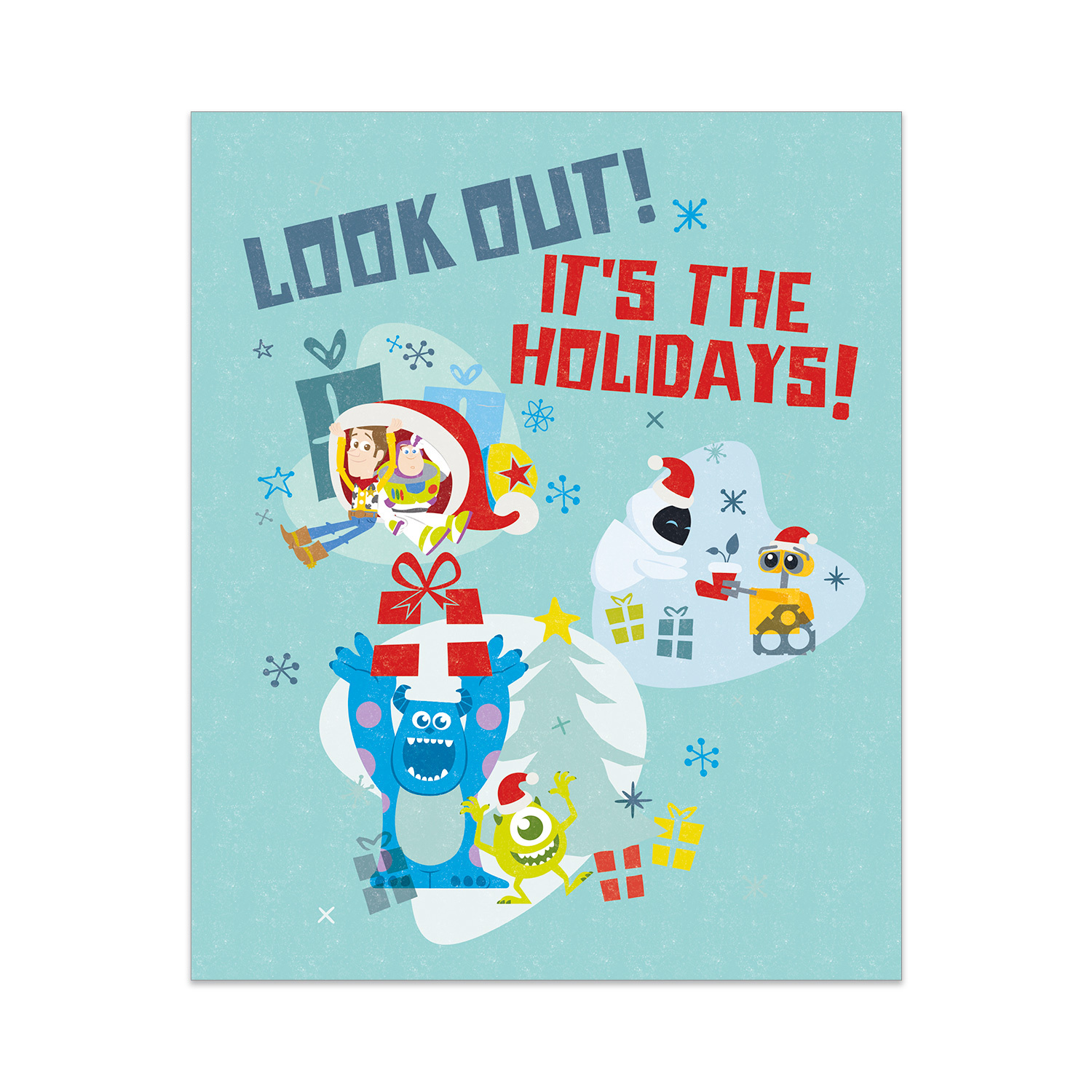 A Merry Pixar Christmas Stamp Pack - Movies and TV