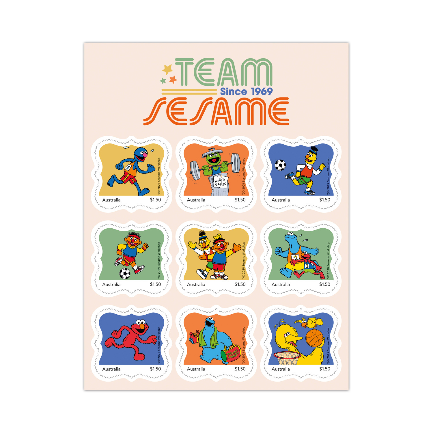 Sesame Street Stamp Pack - Default Attributes
