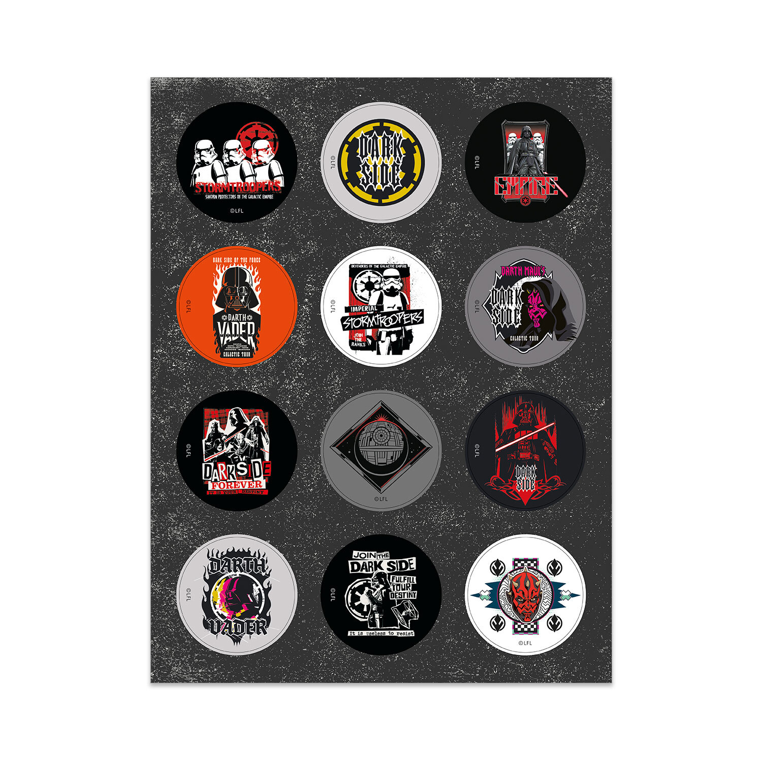 Star Wars Darkside Stamp Pack - Music, movies and TV