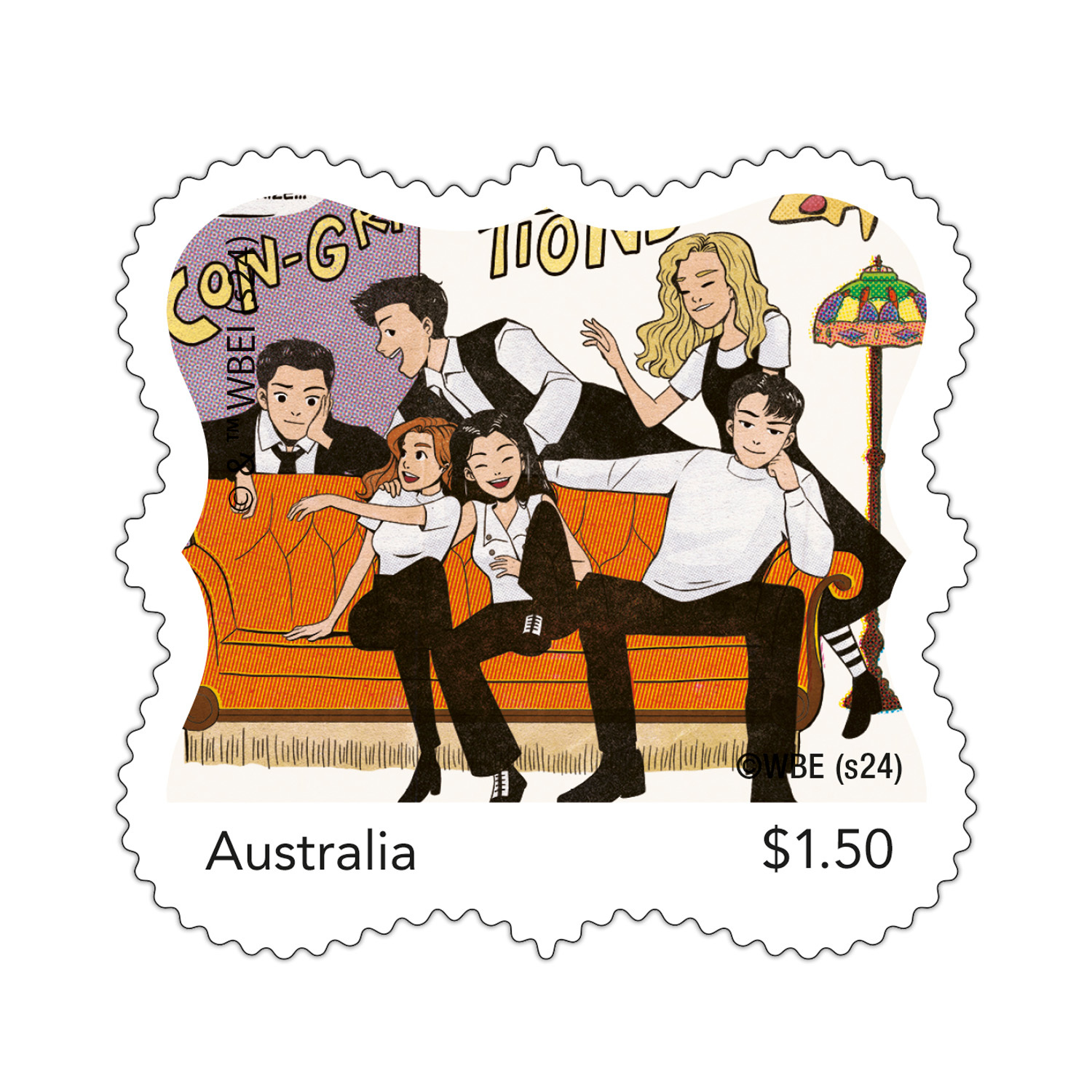 Friends Stamp Pack - Music, movies and TV