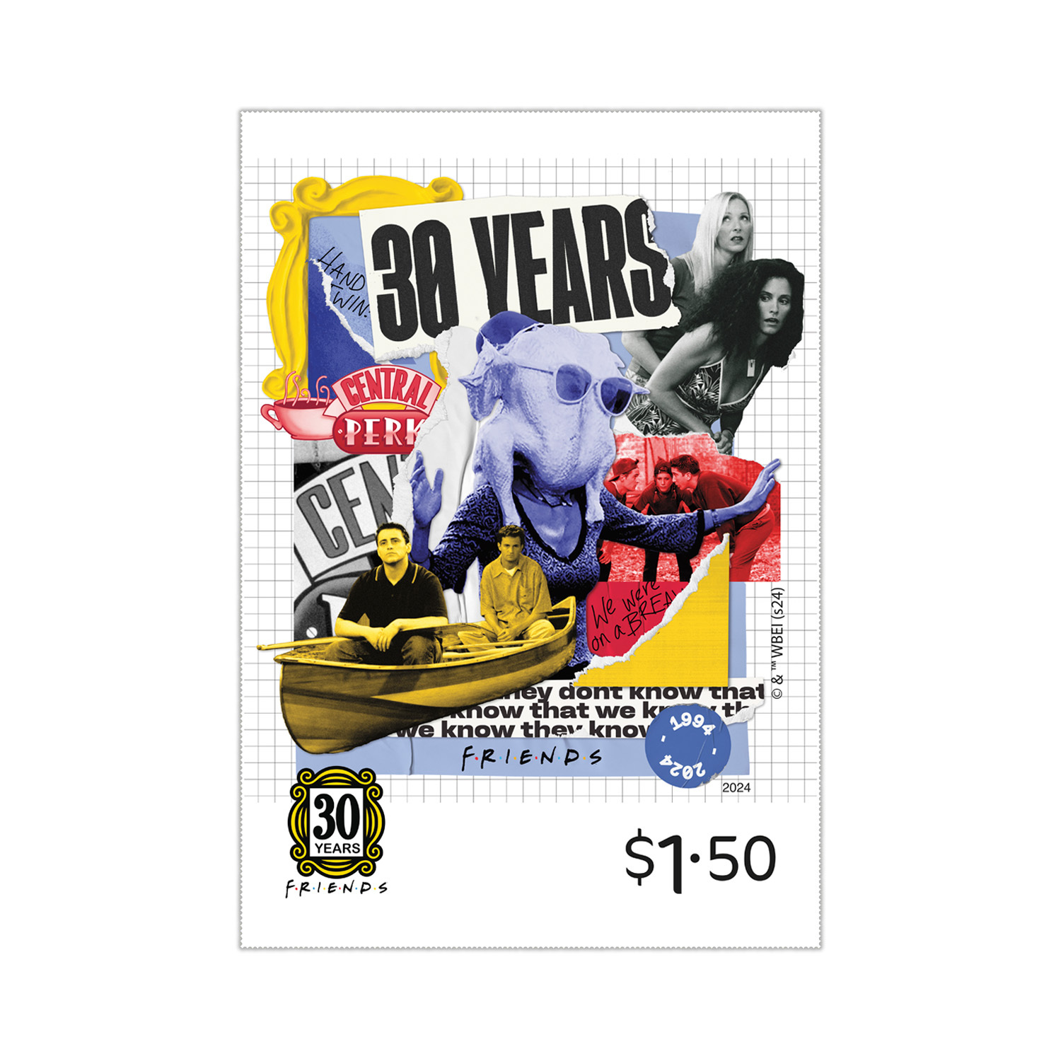 Friends Stamp Pack - Music, movies and TV