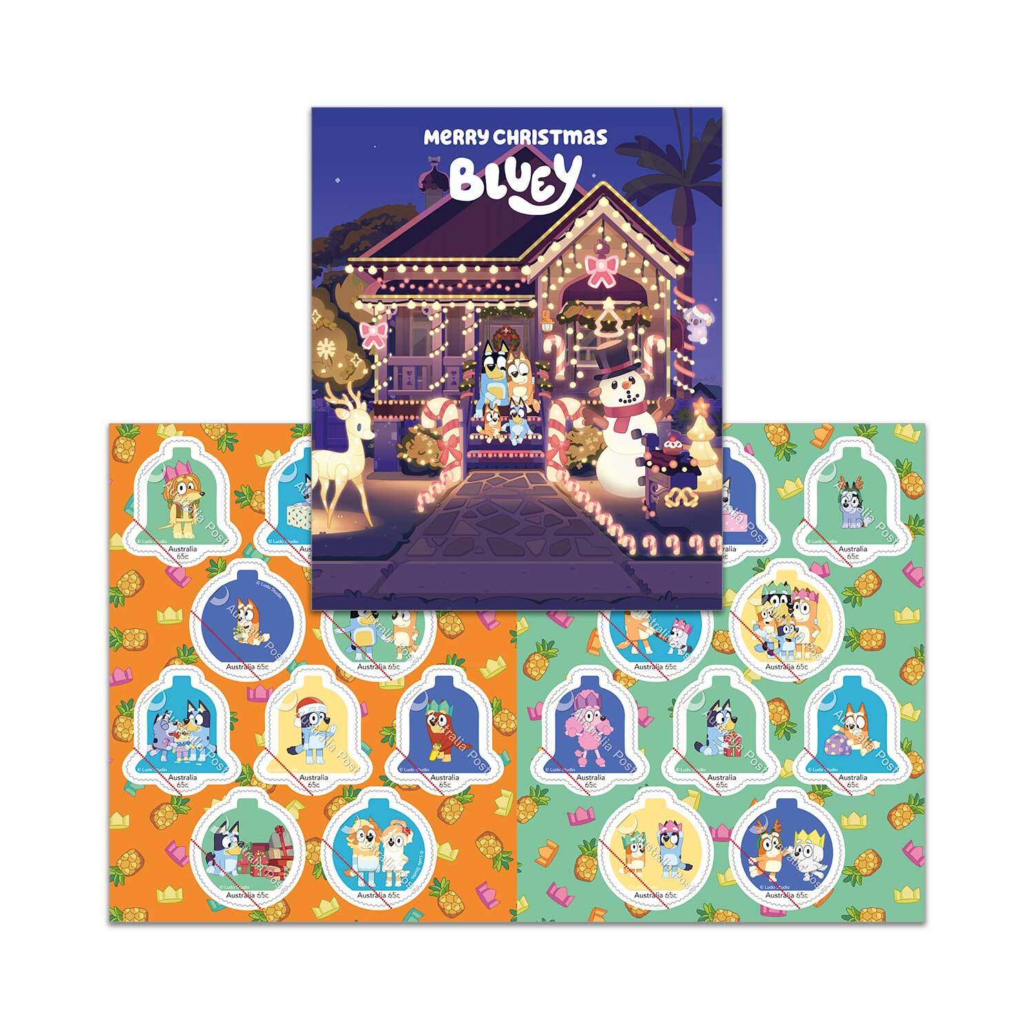 2024 Christmas Bluey Christmas Stamp Pack - View all
