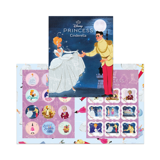 Cinderella 75th Anniversary Stamp Pack - Disney