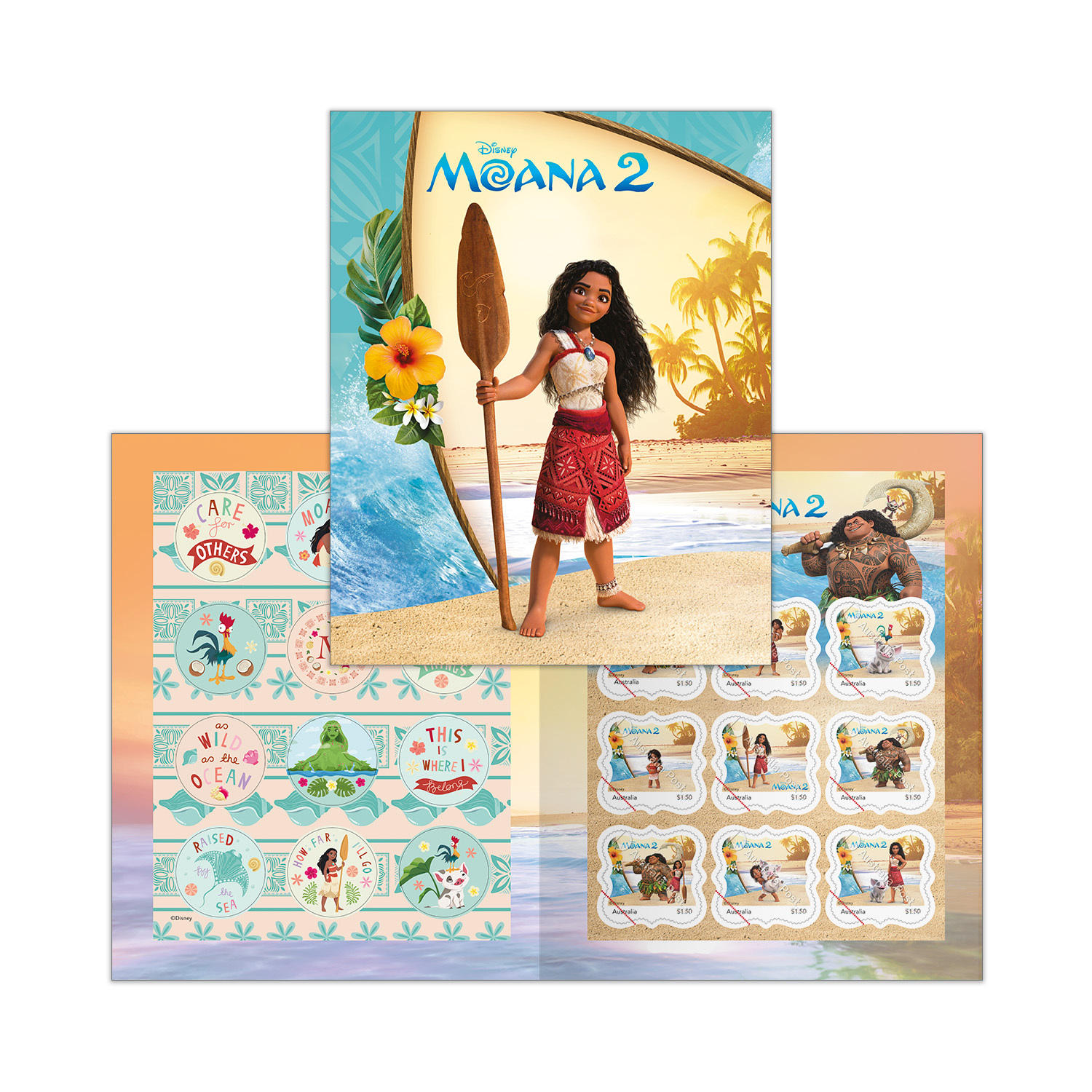 Moana 2 Stamp Pack - Gifts