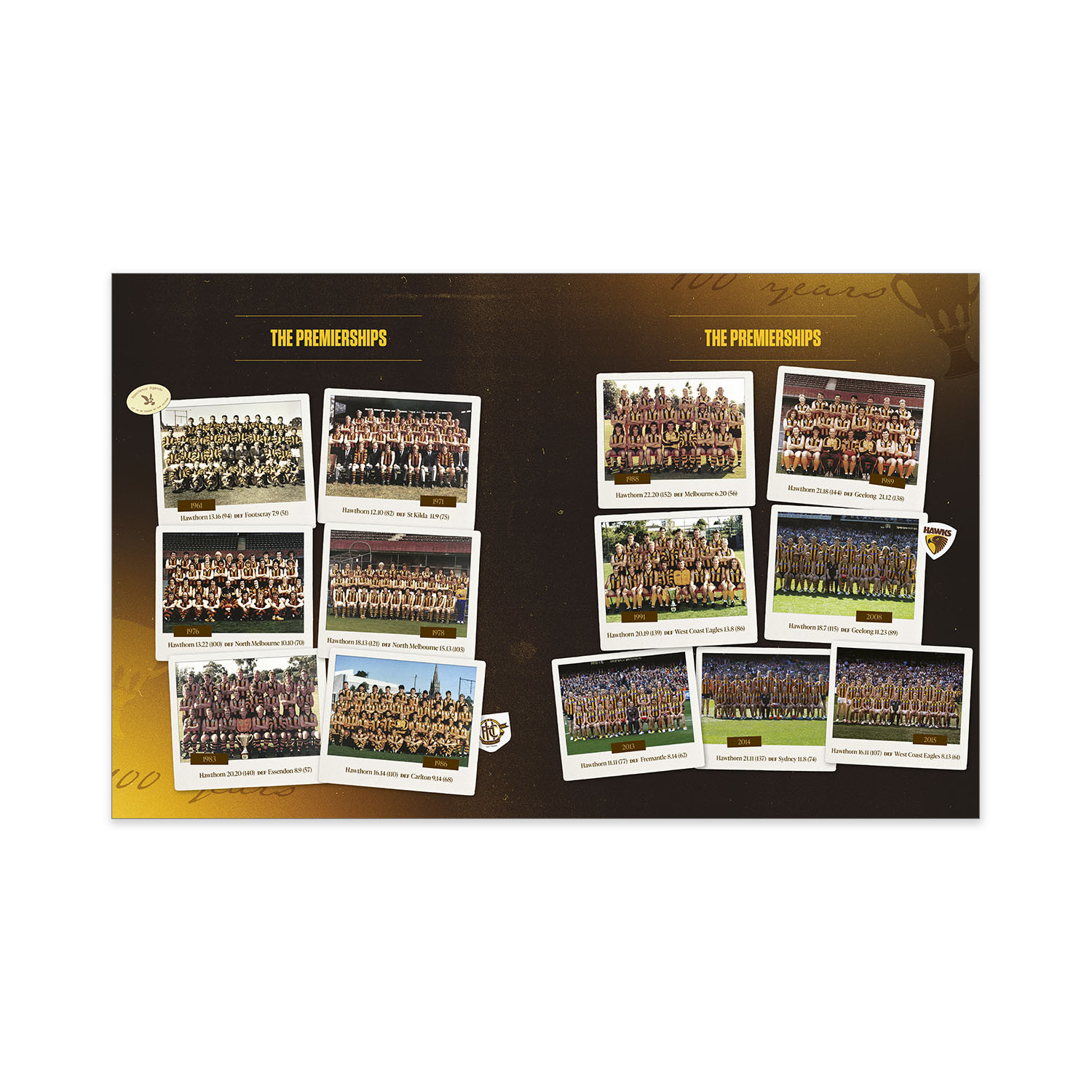 100 Years Hawthorn Football Club Stamp Pack - View all
