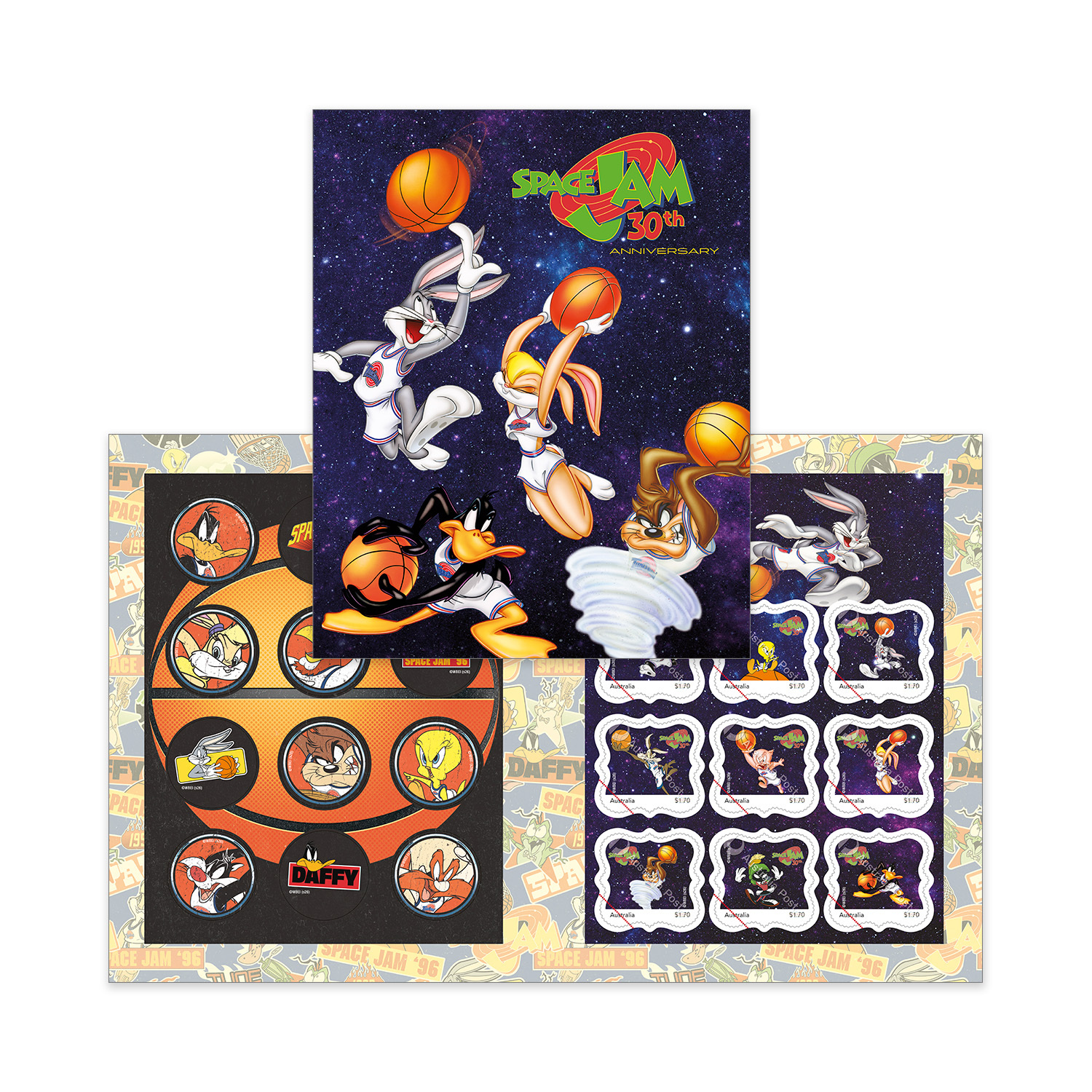 Space Jam 30th Anniversary Stamp Pack - Gifts