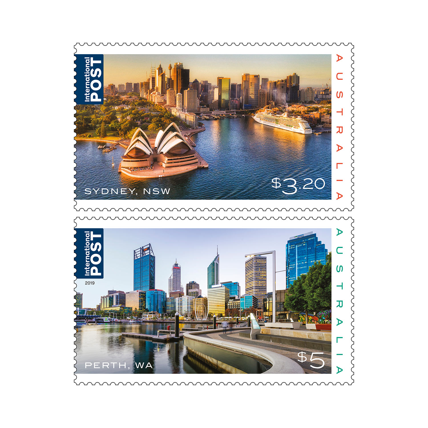 Set of Beautiful Cities Part 2 Stamps - Beautiful Cities, part 2
