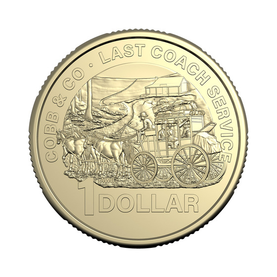 2024 $1 AlBr Centenary of Cobb & Co's Last Coach Passenger Service ...