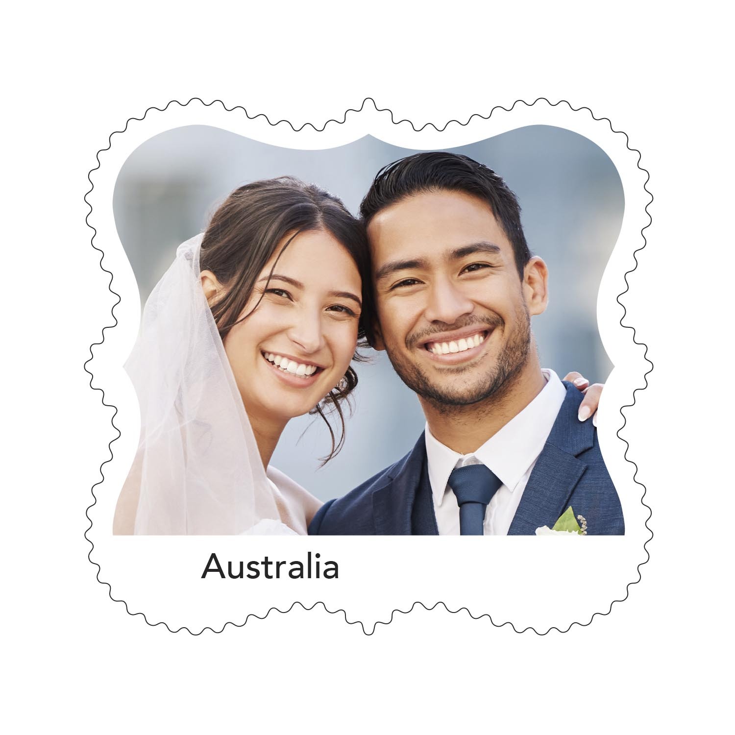 MyStamps Decorative Frame – 20x $4.50 Stamps - Personalised stamps