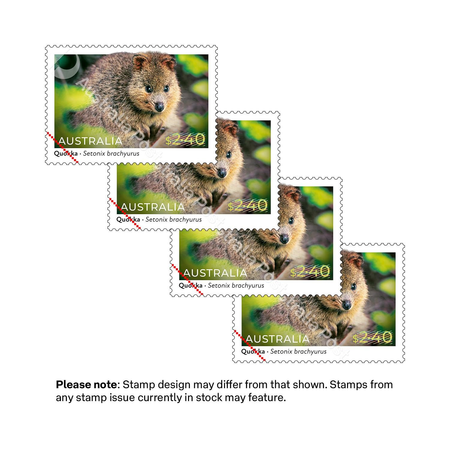 Set of 4x $2.40 Stamps - Domestic postage stamps