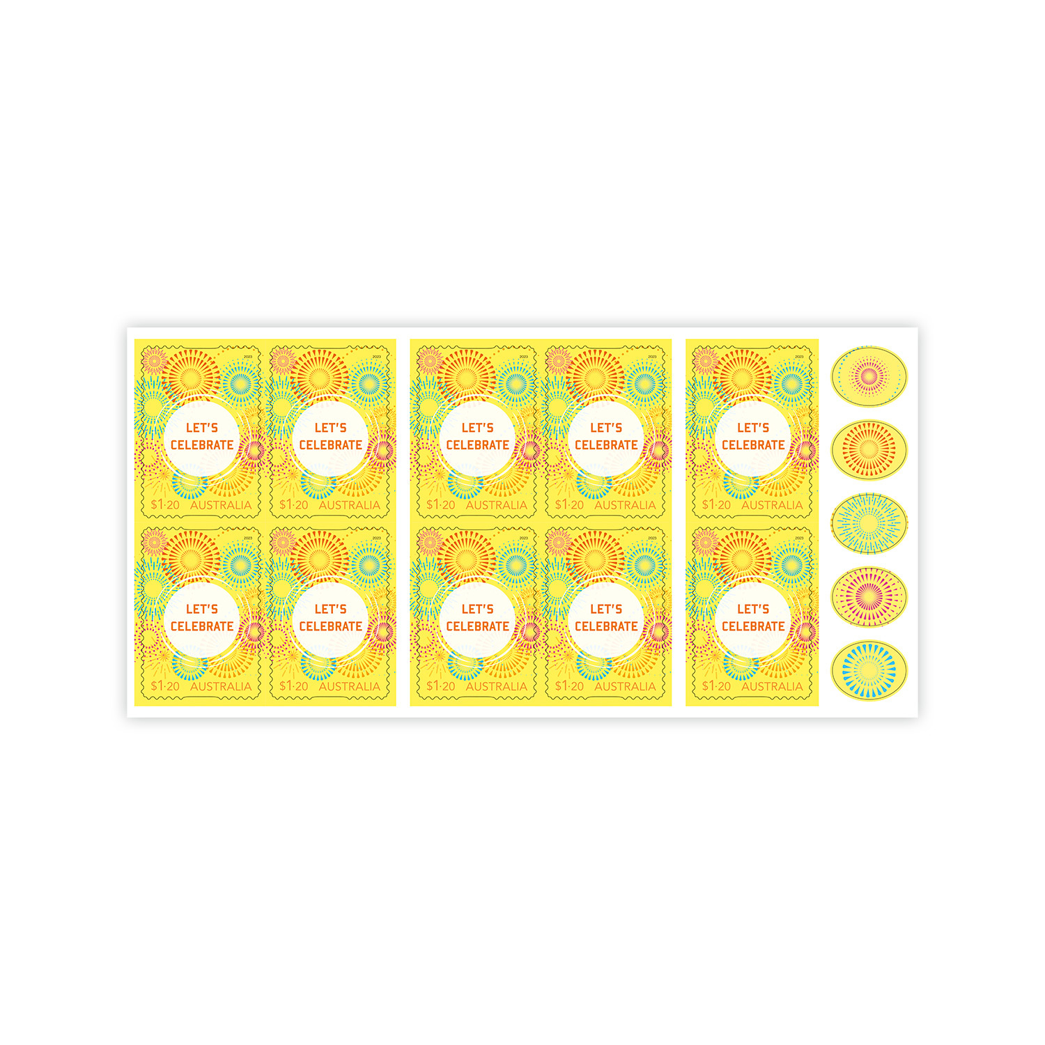 Booklet of 10x $1.20 Let’s Celebrate Stamps - Special Occasions