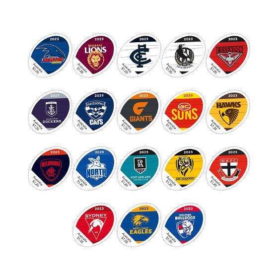 AFL 2023 Collection Stamp Pack - AFL
