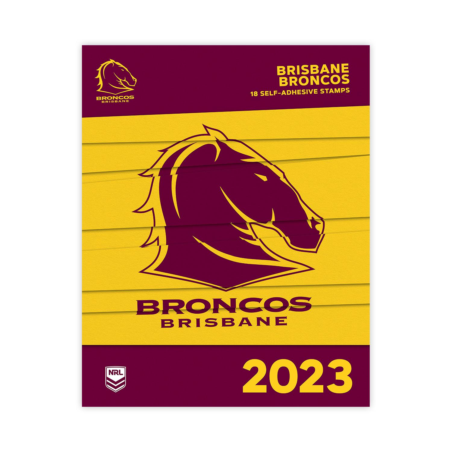 NRL 2023 Brisbane Broncos Stamp Pack - NRL