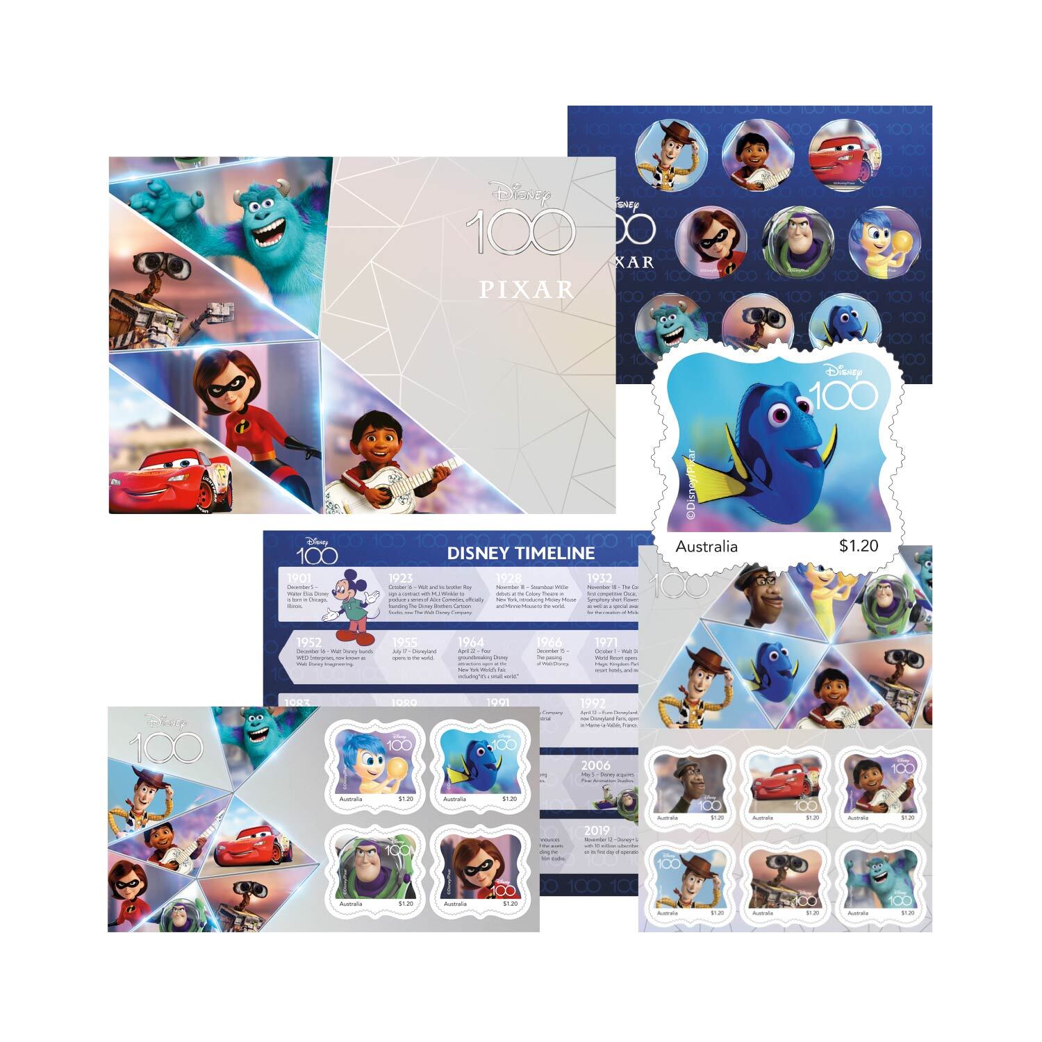 Disney 100 Souvenir Pack – Pixar - Disney 100 Years