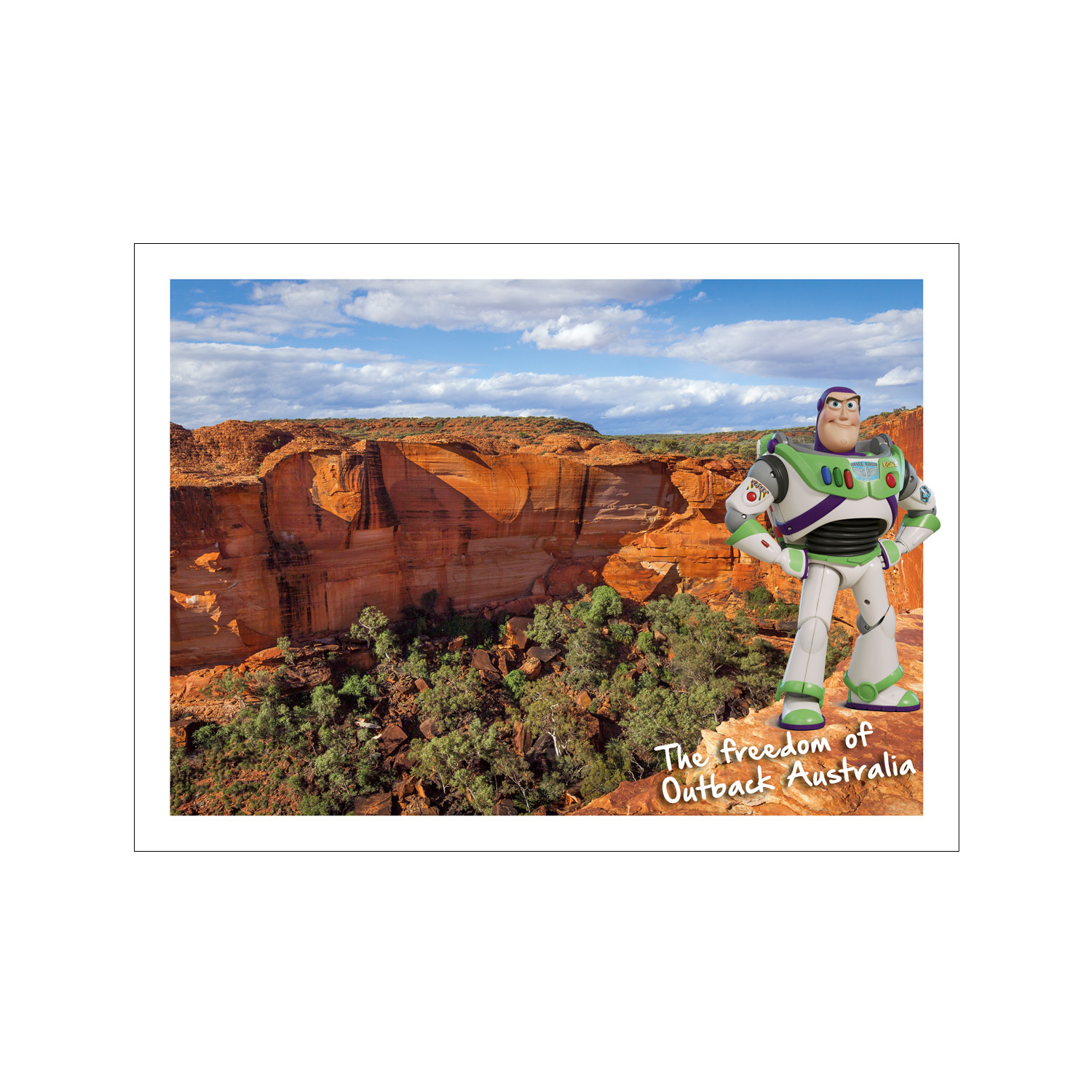 Outback Australia Postcard