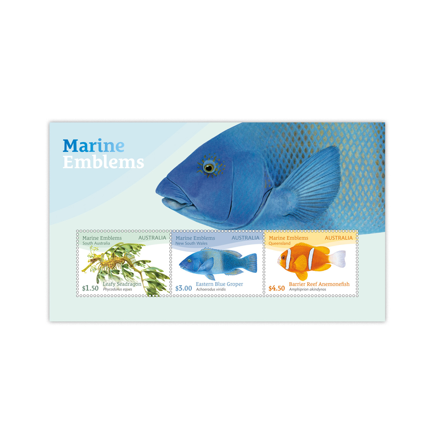 Marine Emblems Minisheet - Marine Emblems