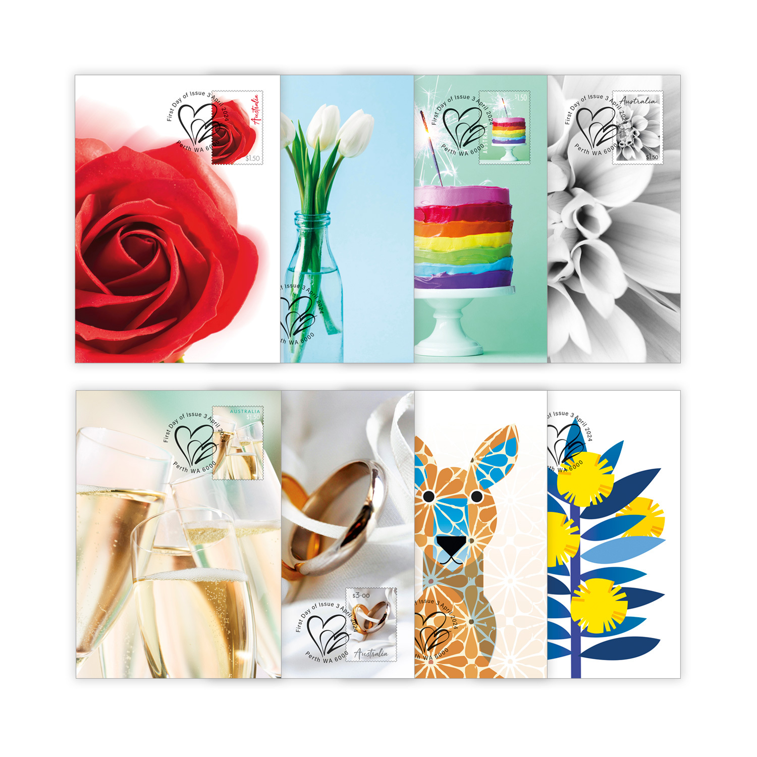 Special Occasions 2024 Maxicards (set of 8) - Special Occasions 2024