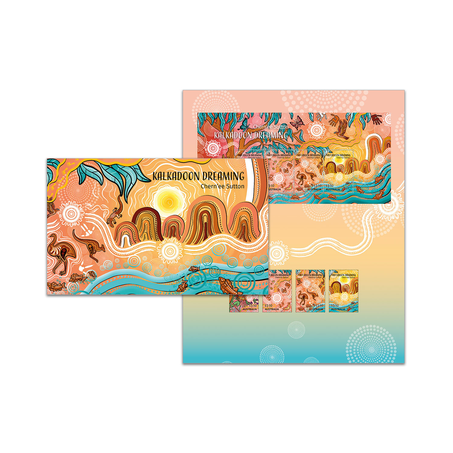Kalkadoon Dreaming Stamp Pack - Kalkadoon Dreaming