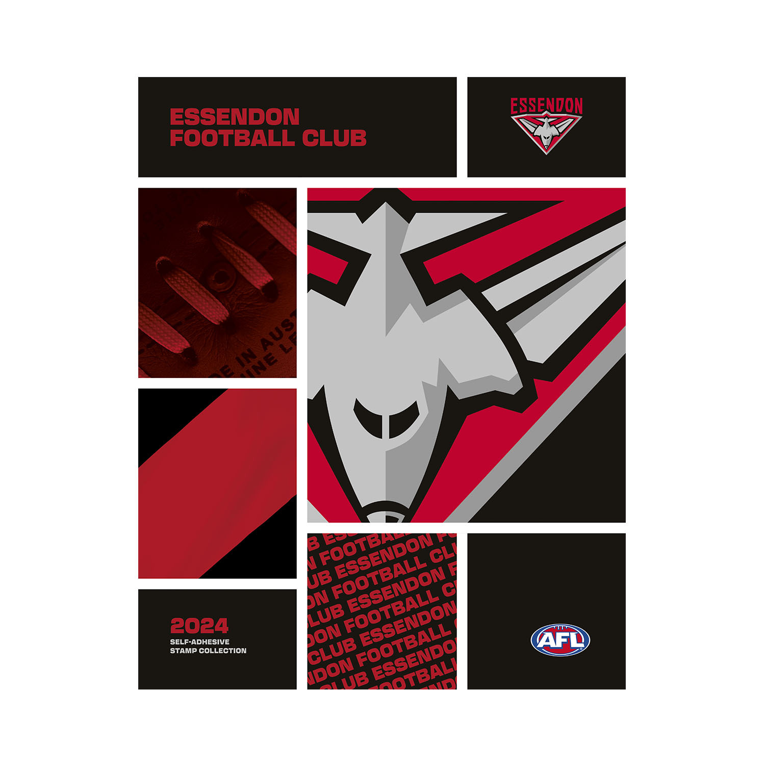 AFL 2024 Essendon Stamp Pack - Collectables