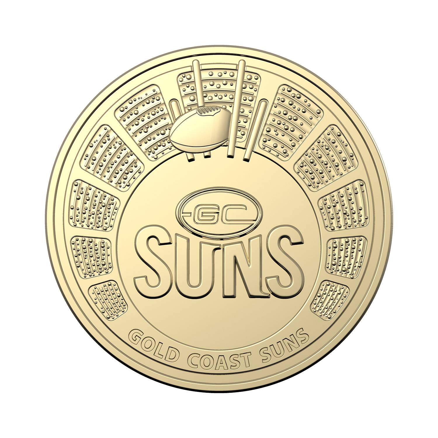 2024 AFL $1 Gold Coast Coin - AFL Collectables