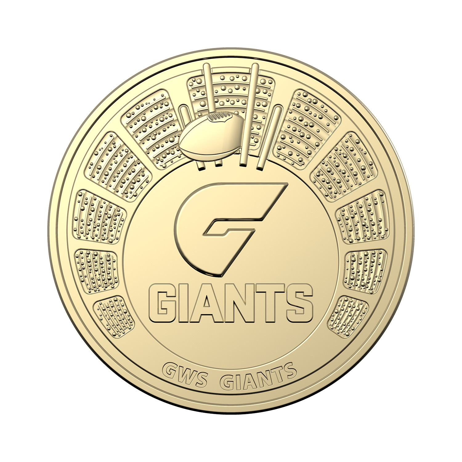 2024 AFL $1 GWS Giants Coin - AFL collectable coins