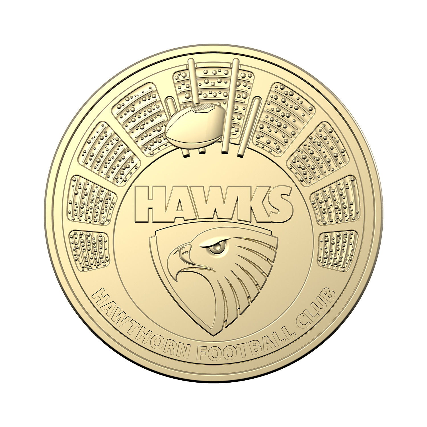 2024 AFL $1 Hawthorn Coin - AFL collectable coins
