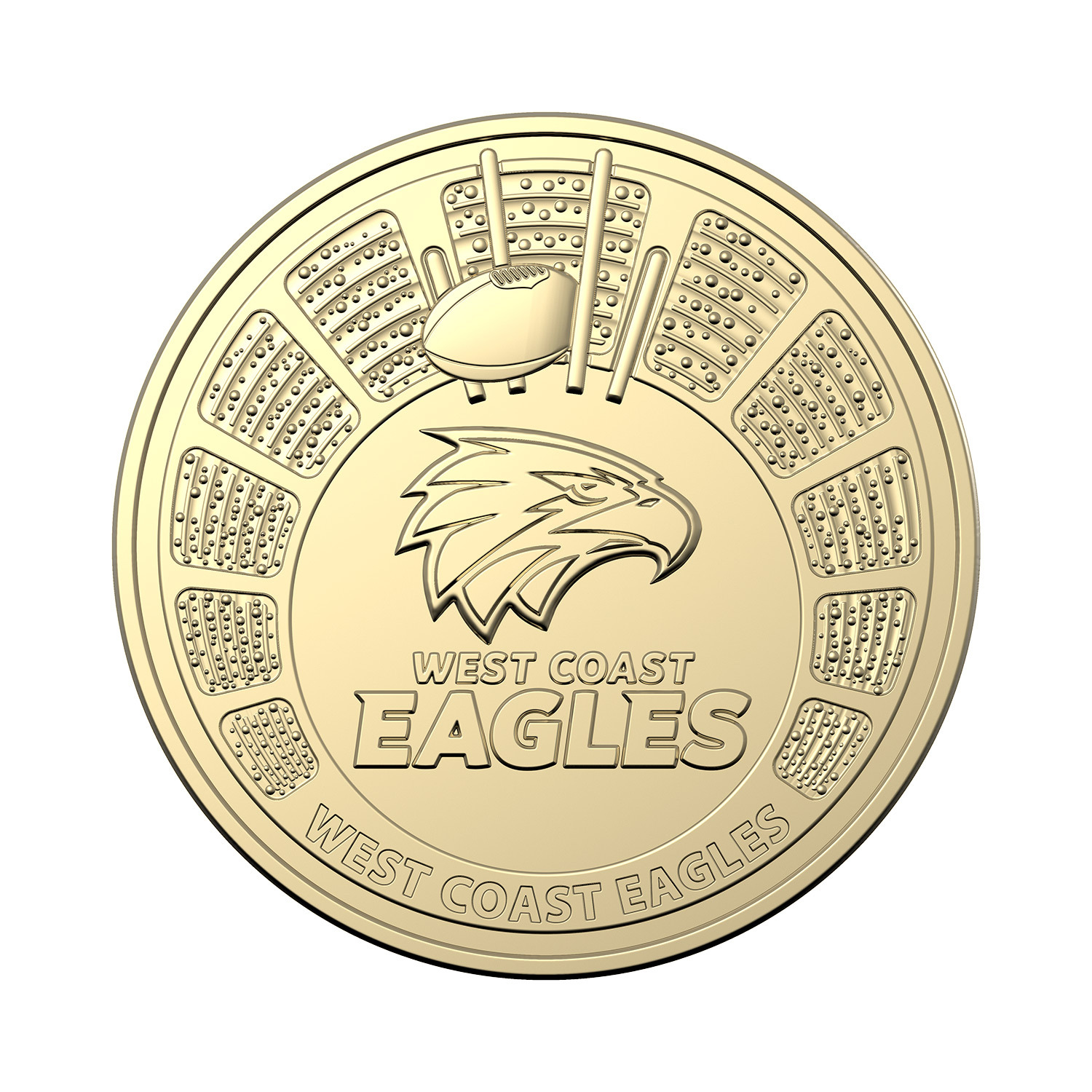 2024 AFL $1 West Coast Eagles Coin - Default Attributes