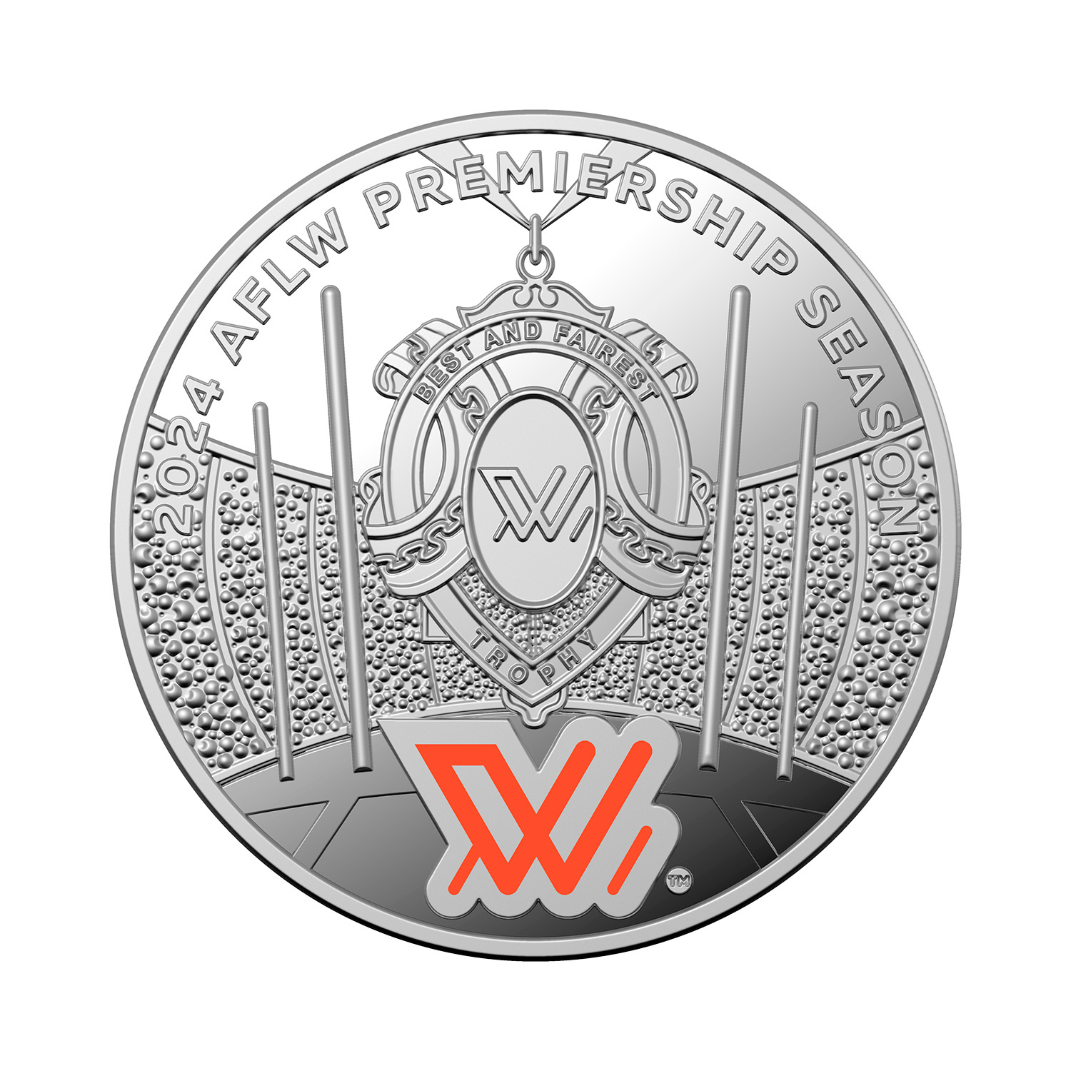 2024 AFL Fine Silver Coloured Proof Two Coin Set - AFL collectable coins