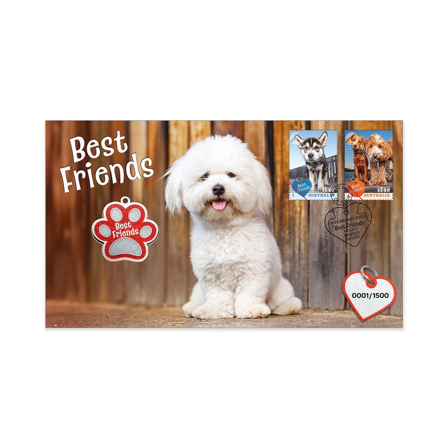 Best Friends Dog Medallion Cover - Medallions