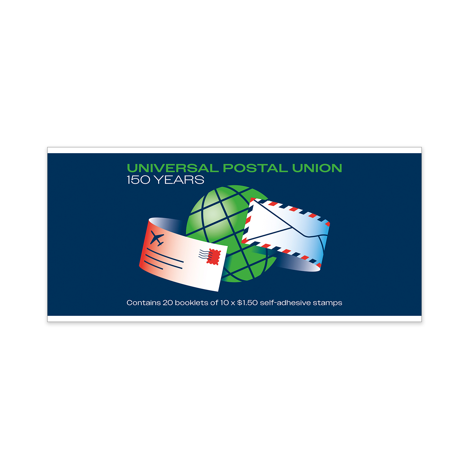 Universal Postal Union – 150 Years Chequebook of 200 x $1.50 ...