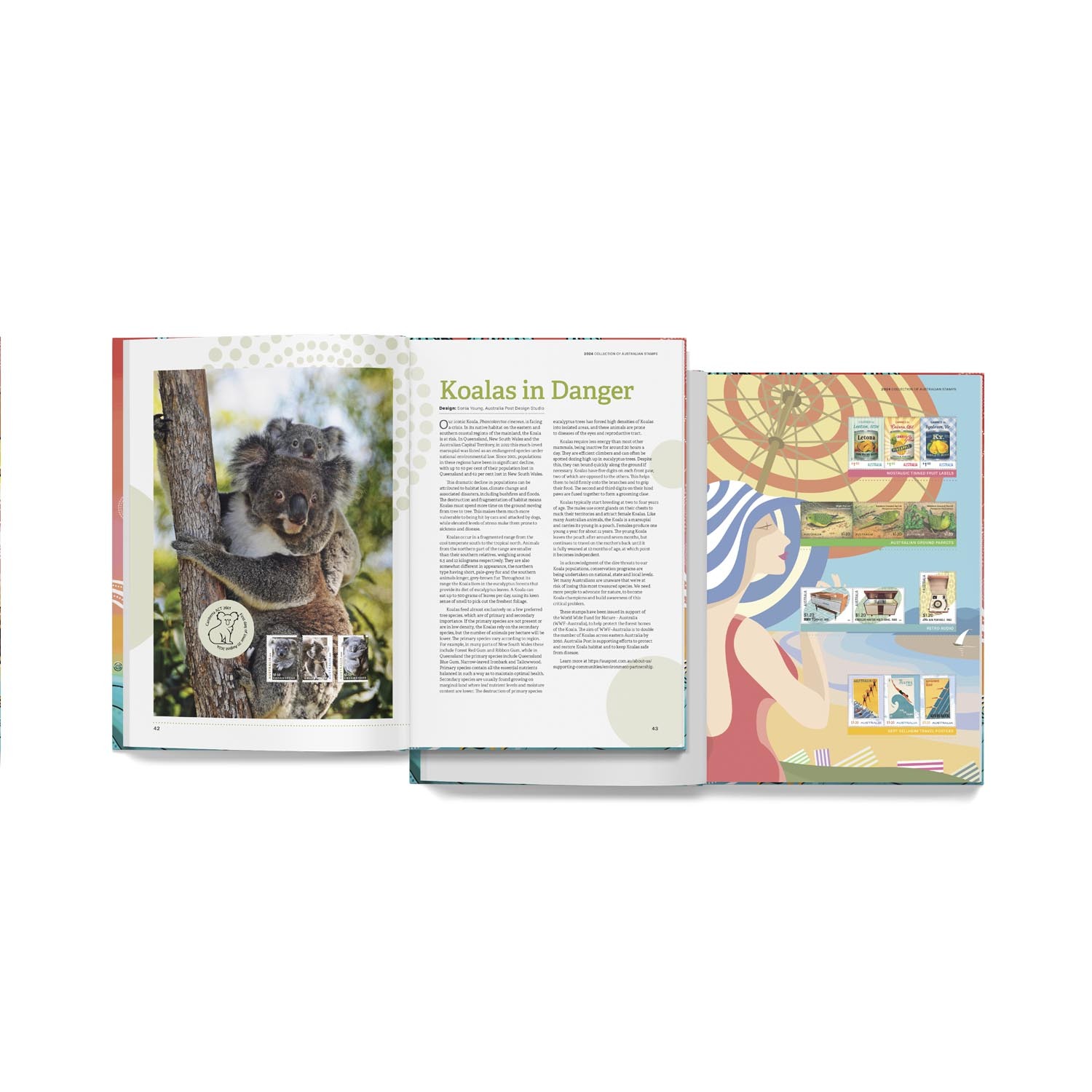 2024 Annual Collection of Australian Stamps (deluxe edition) - View all