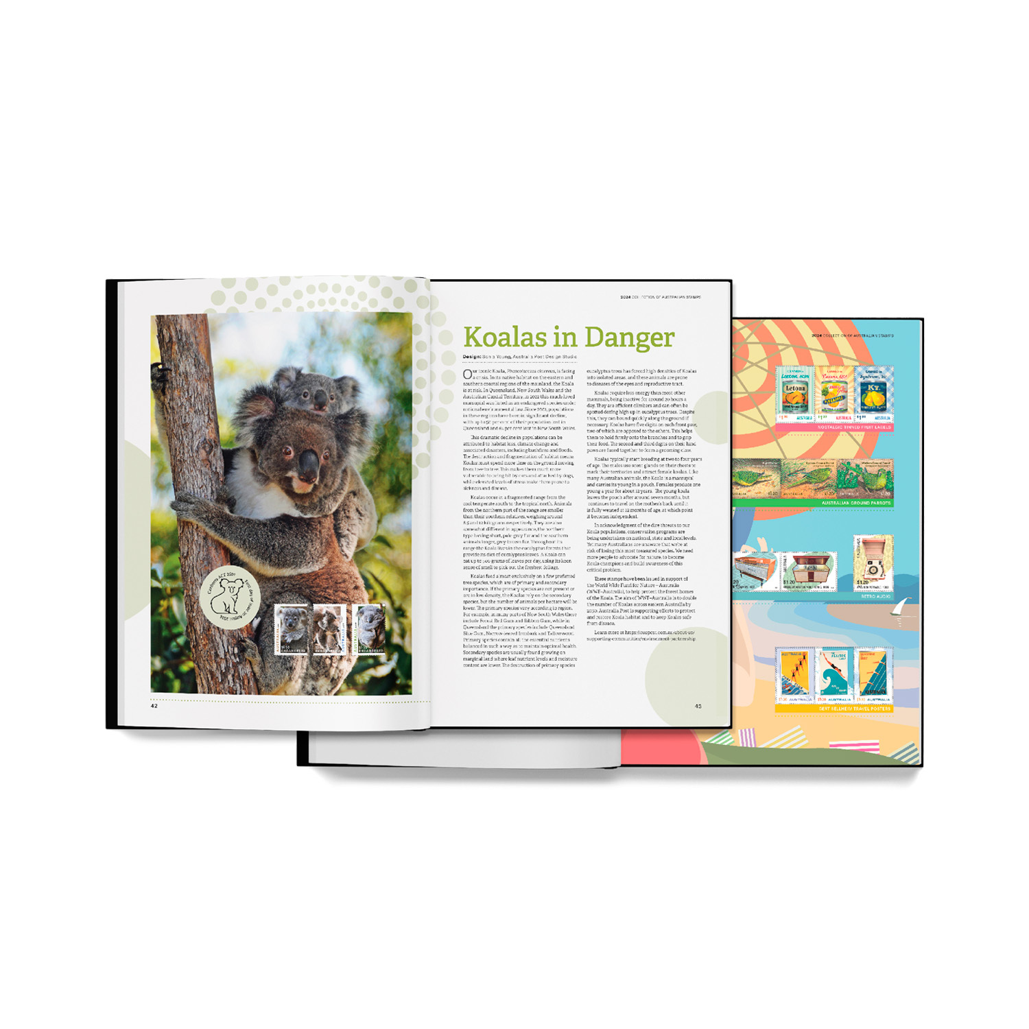 2024 Annual Collection of Australian Stamps (executive edition) - View all