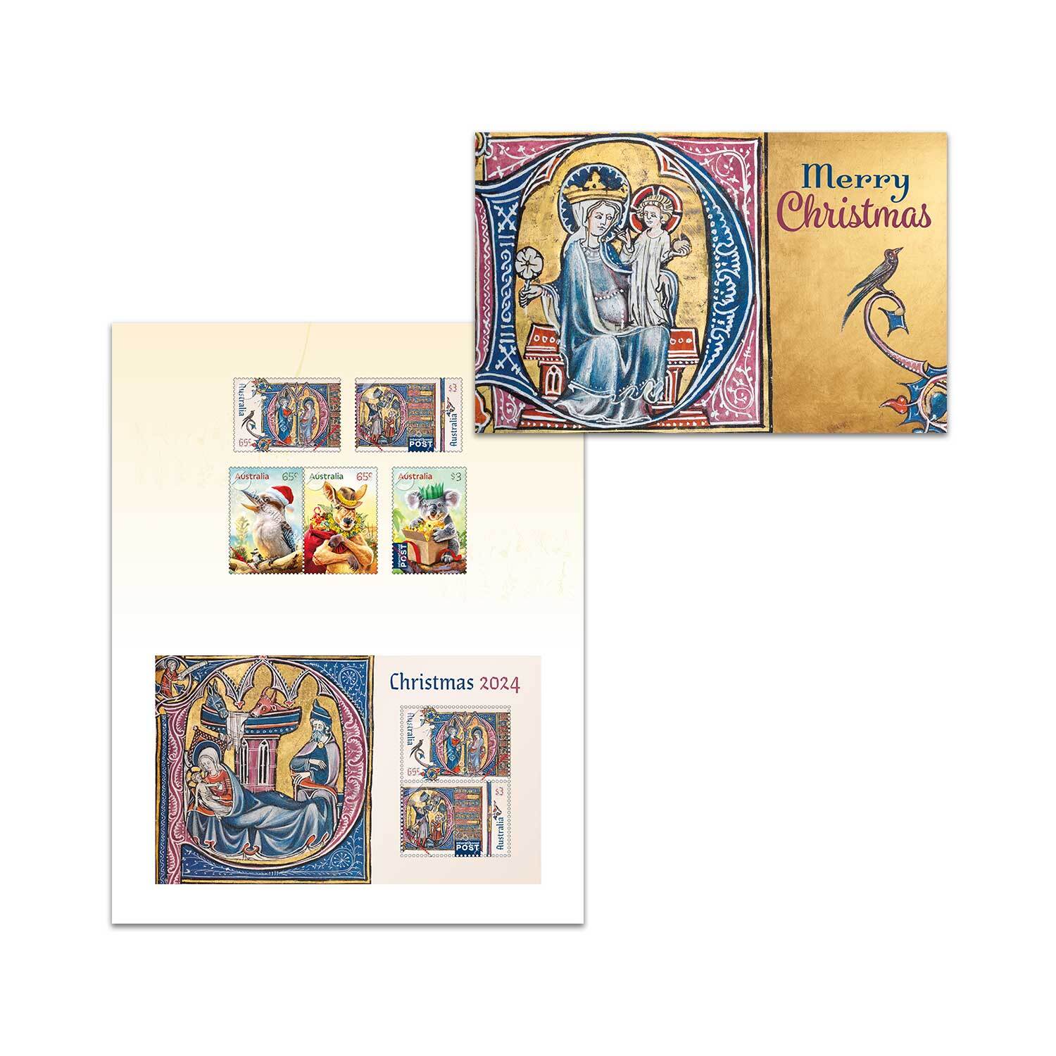 2024 Christmas Stamp Pack - Seasonal stamps
