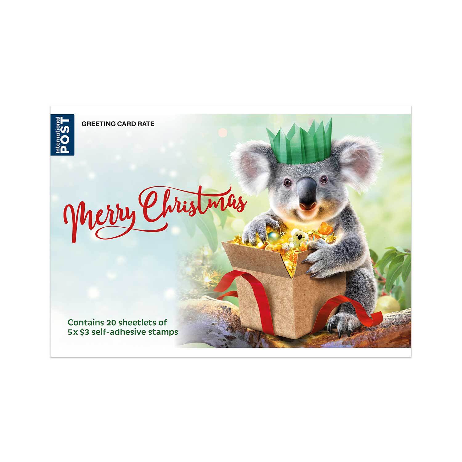 2024 Christmas Chequebook of 100 x $3 Stamps – Secular - Christmas 2024