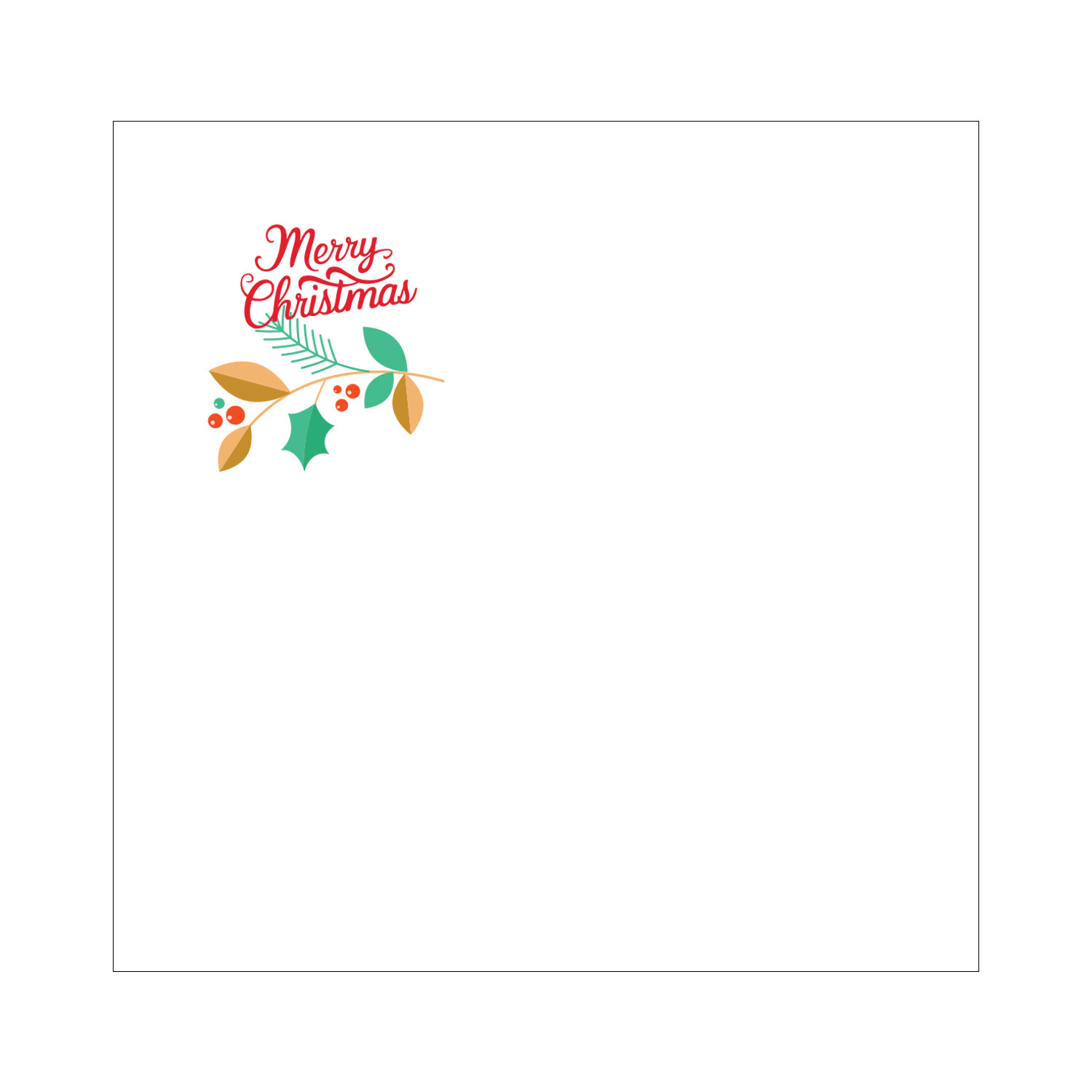 2024 Christmas Stamp Greeting Card - Seasonal stamps