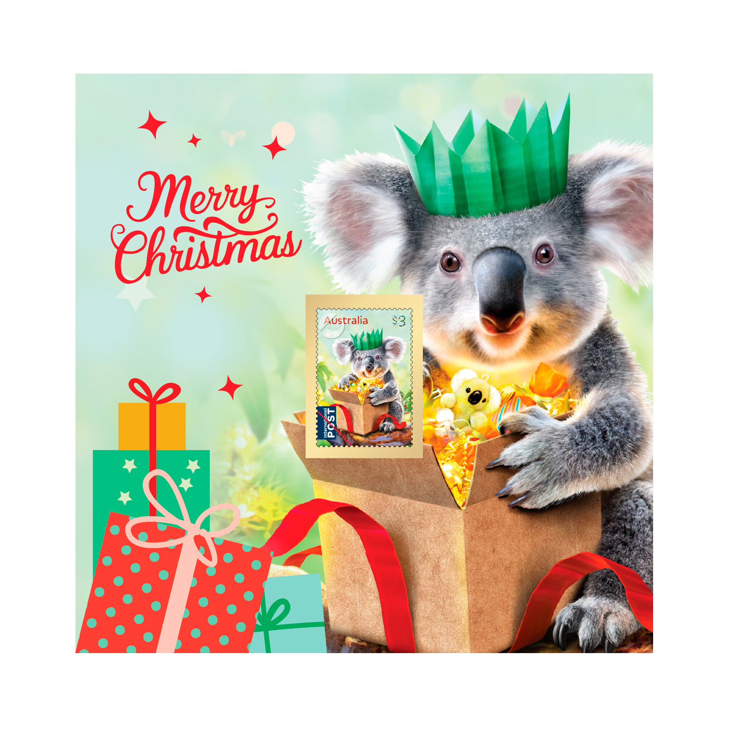 2024 Christmas Stamp Greeting Card - Seasonal stamps