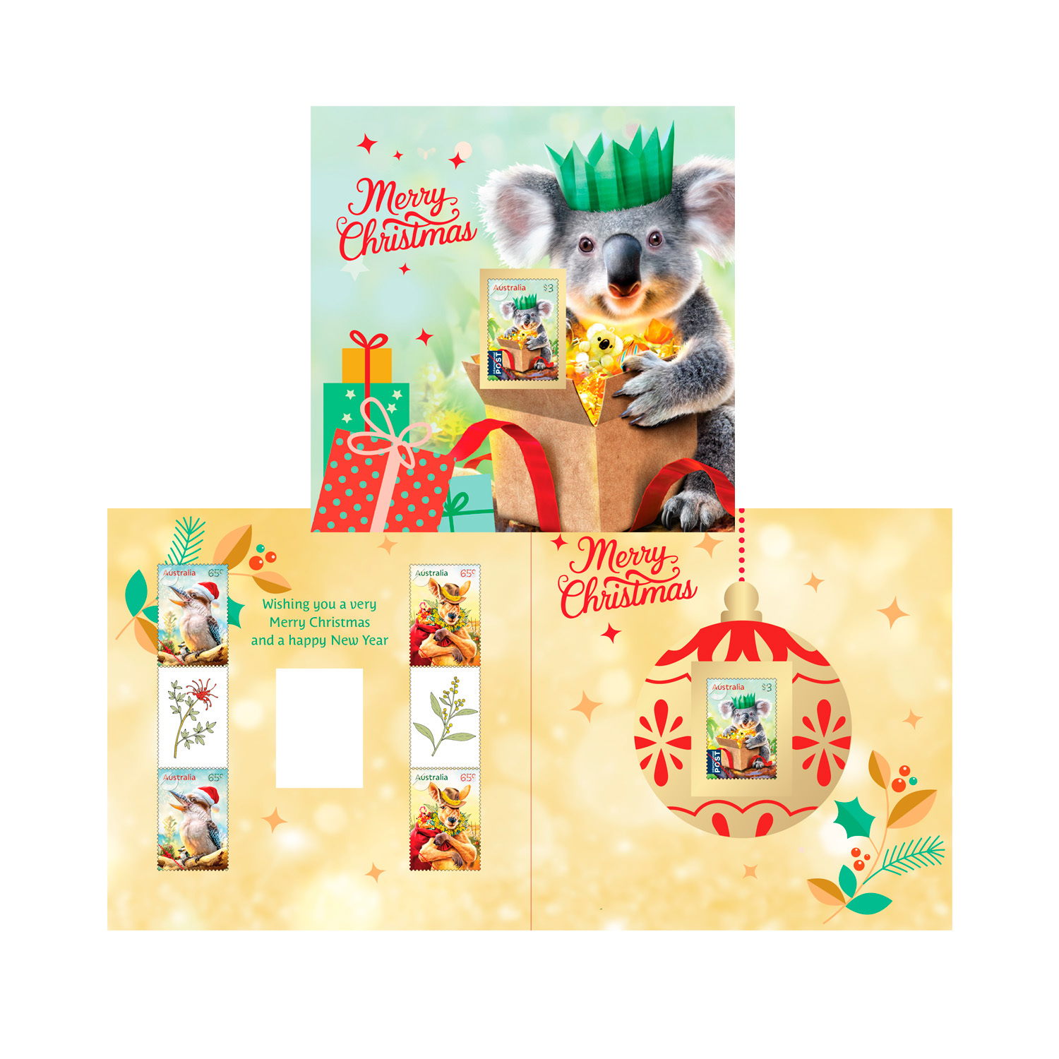 2024 Christmas Stamp Greeting Card - Seasonal stamps