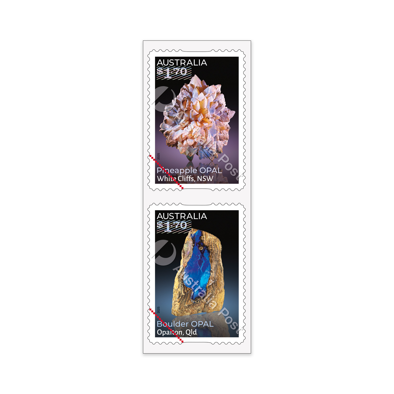 Opals Self-Adhesive Strip of Stamps x 2 - View all