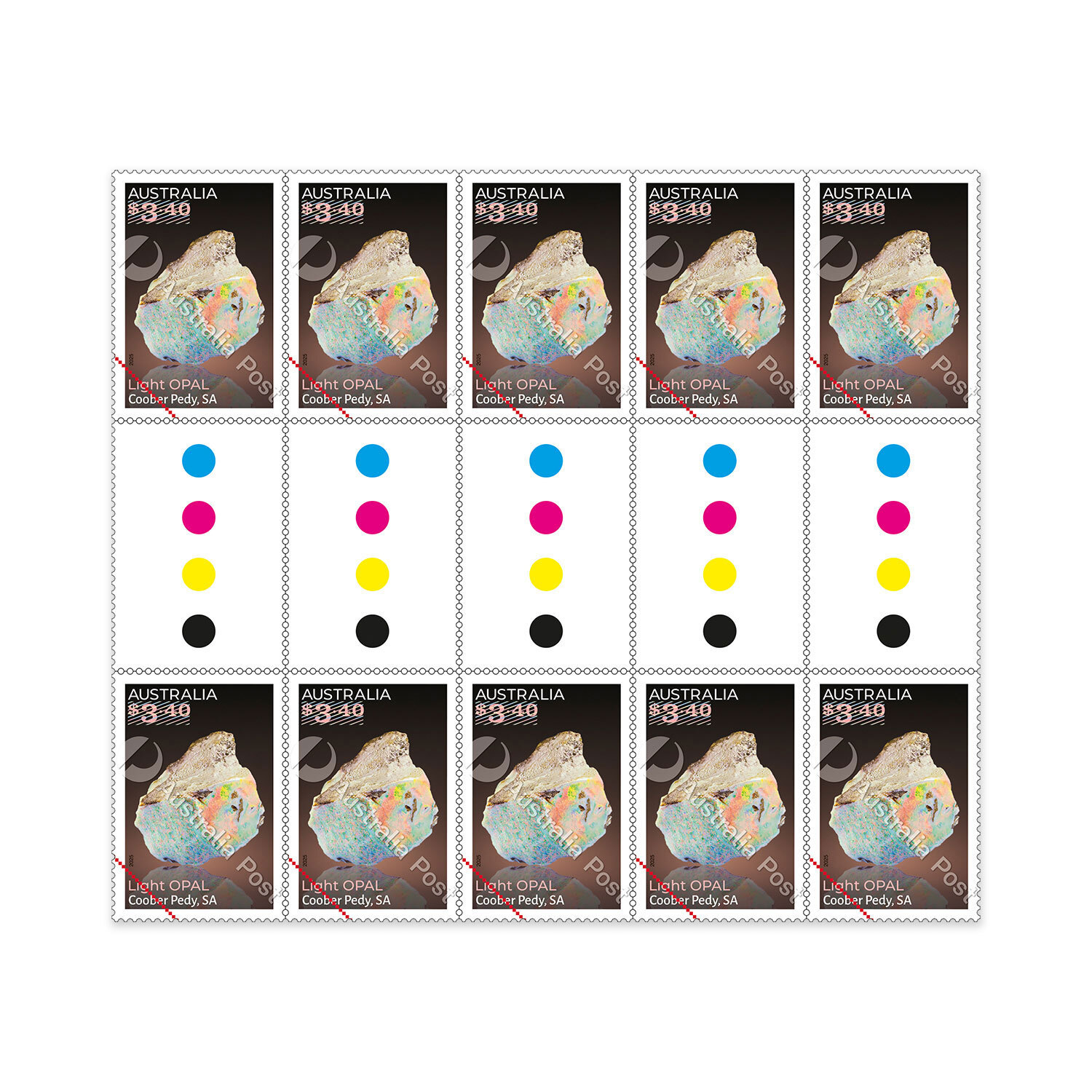 Opals Gutter Strip 10 x $3.40 – Light Opal - Opals