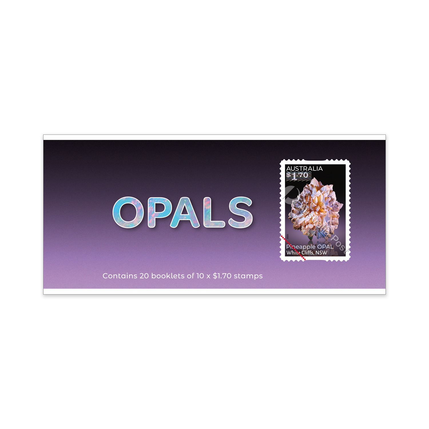 Opals Chequebook of 200 x $1.70 – Pineapple Opal - Opals