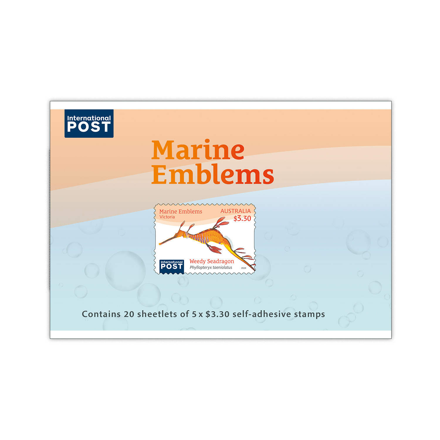 Marine Emblems 2 Chequebook of 20 x 5 x $3.30 International Asia ...