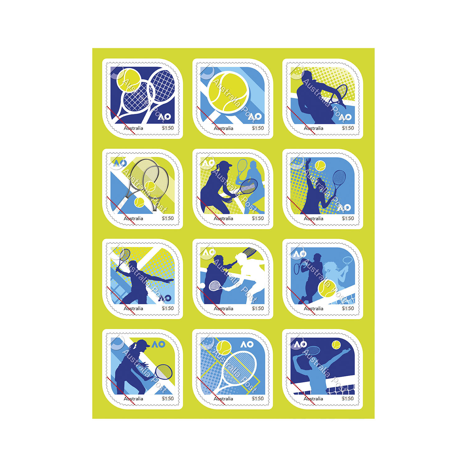 Australian Open Stamp Pack - Australian Open 2025