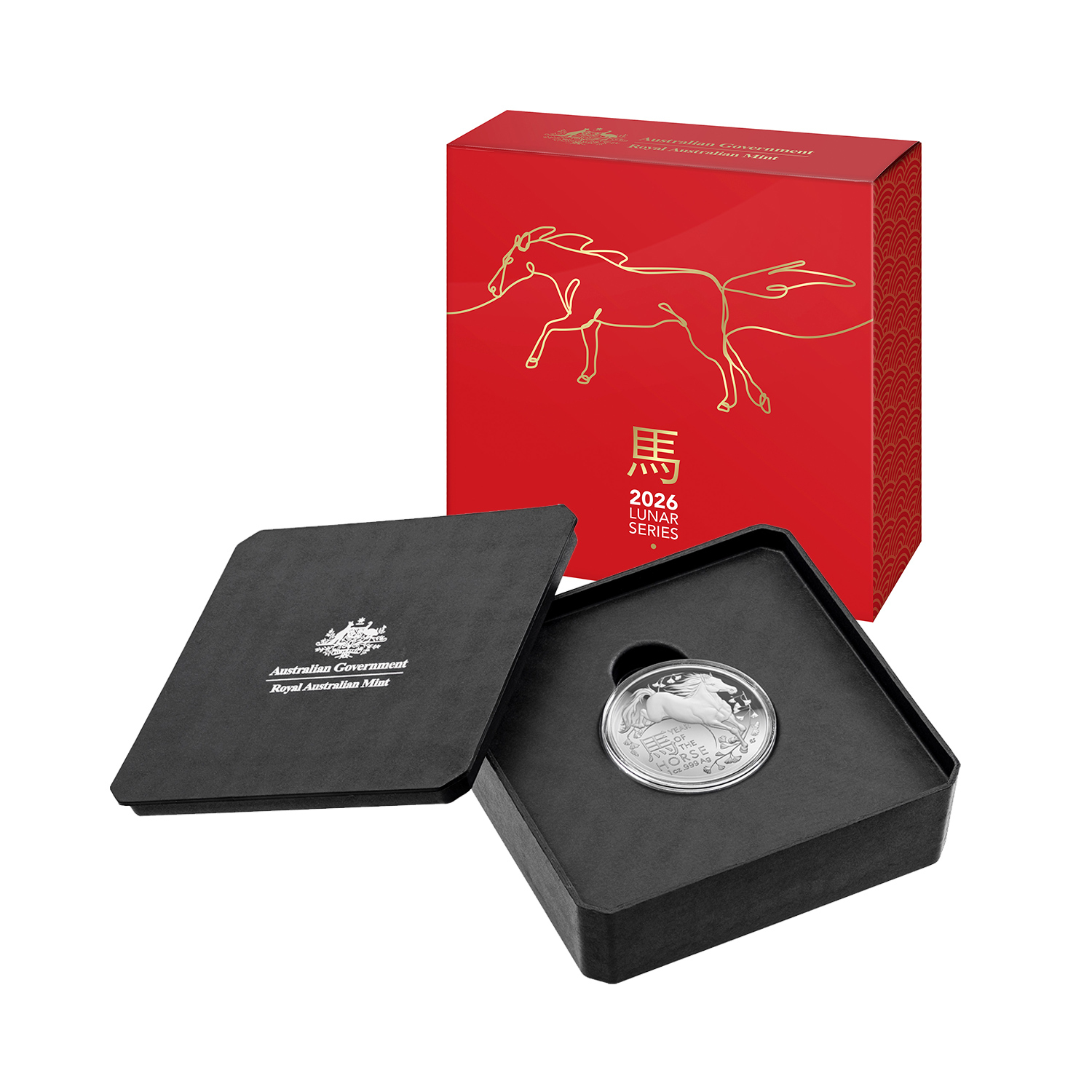 2026 Lunar Series $5 1 oz Fine Silver Proof Domed Coin – Year of the ...