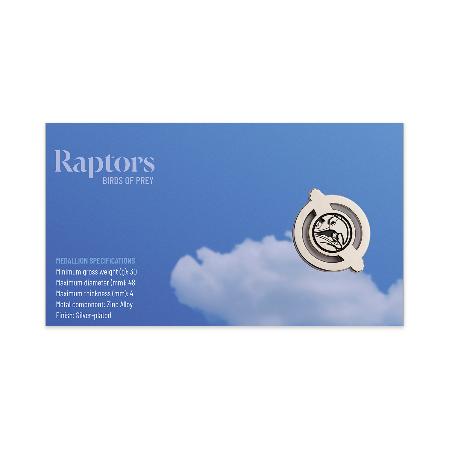 Raptors – Birds of Prey Medallion Cover – Black-breasted Buzzard ...