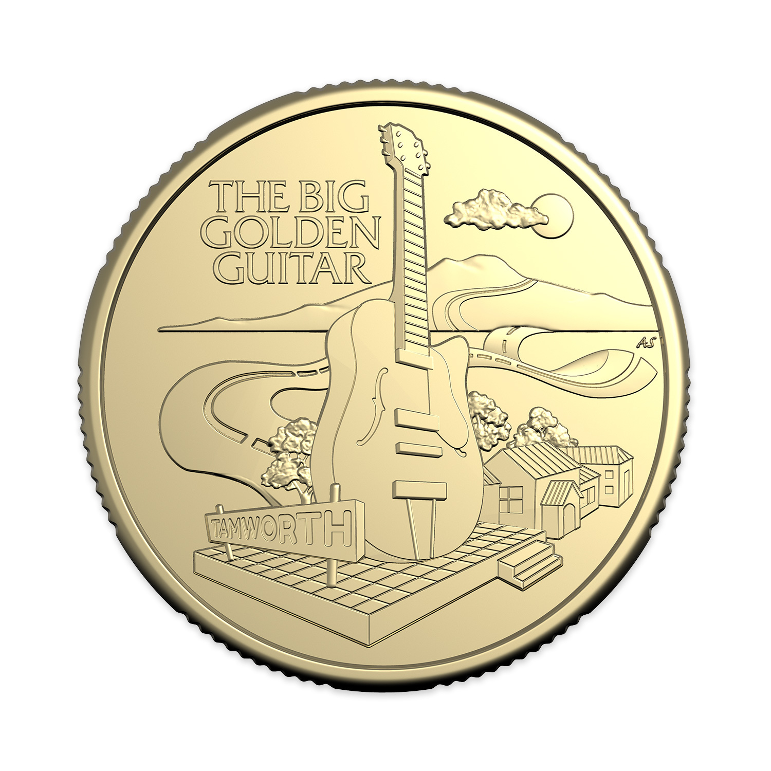 2025 Aussie Big Things 2 $1 AlBr Uncirculated – The Big Golden Guitar ...
