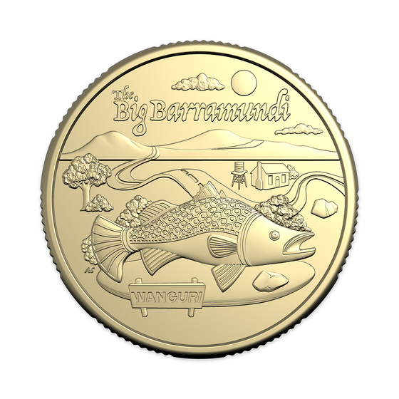 2025 Aussie Big Things 2 $1 AlBr Uncirculated – The Big Barramundi ...