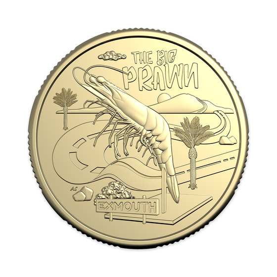 2025 Aussie Big Things 2 $1 AlBr Uncirculated – The Big Prawn - Aussie ...
