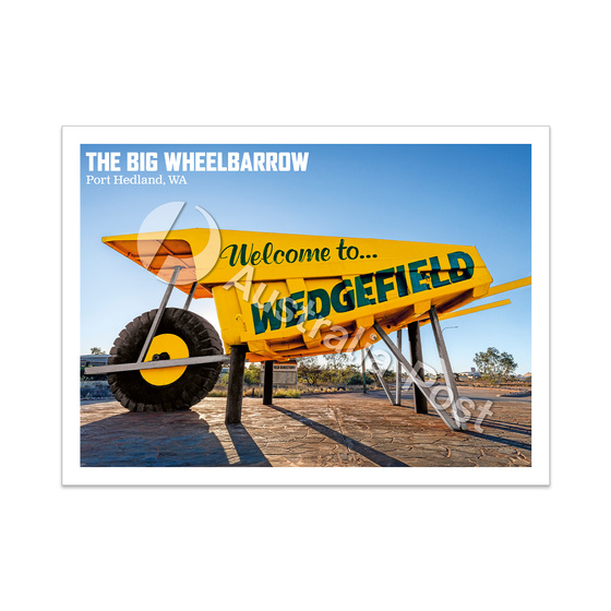 2025 Aussie Big Things 2 Postcard – The Big Wheelbarrow - Aussie Big ...