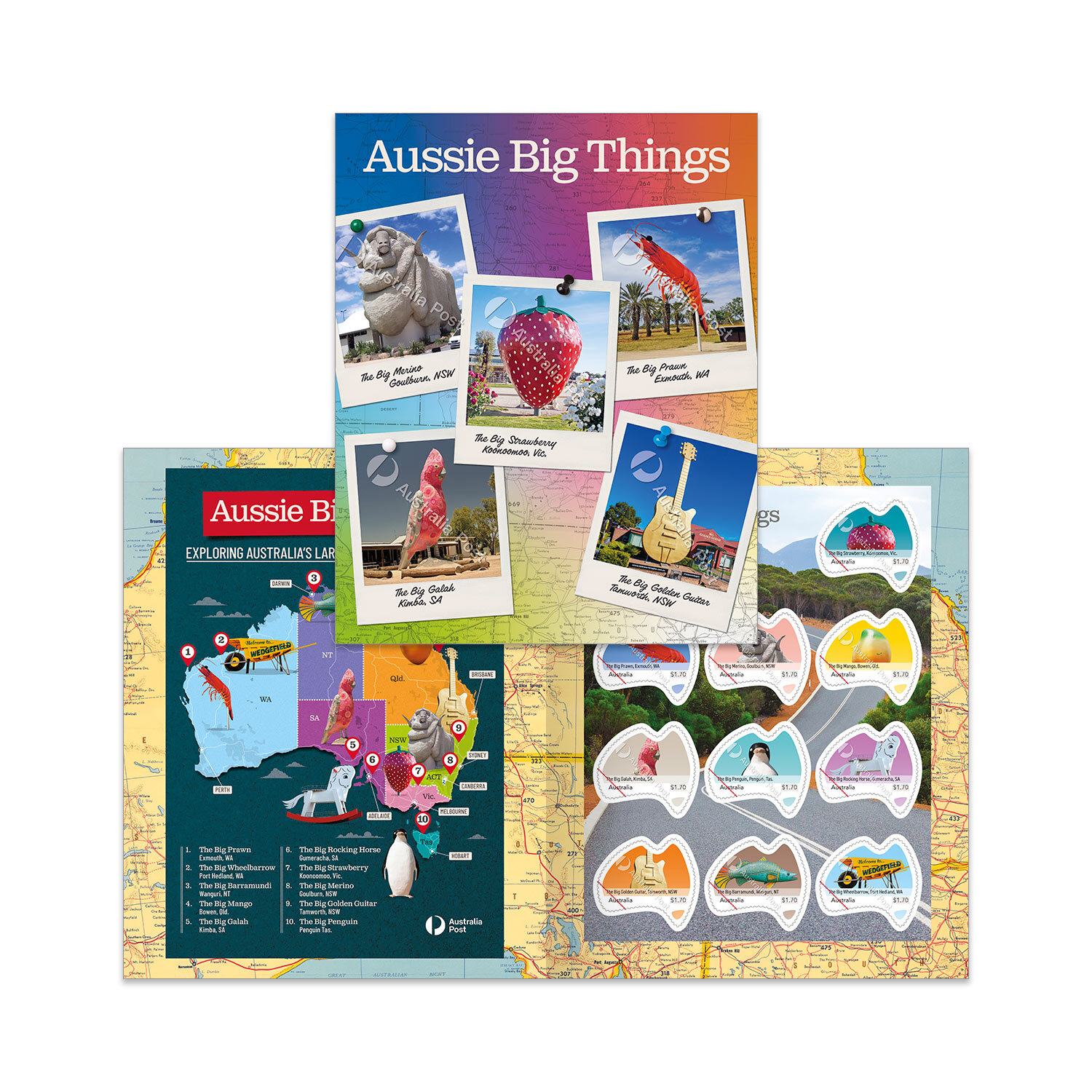 2025 Aussie Big Things 2 MyStamp Pack - Aussie Big Things 2