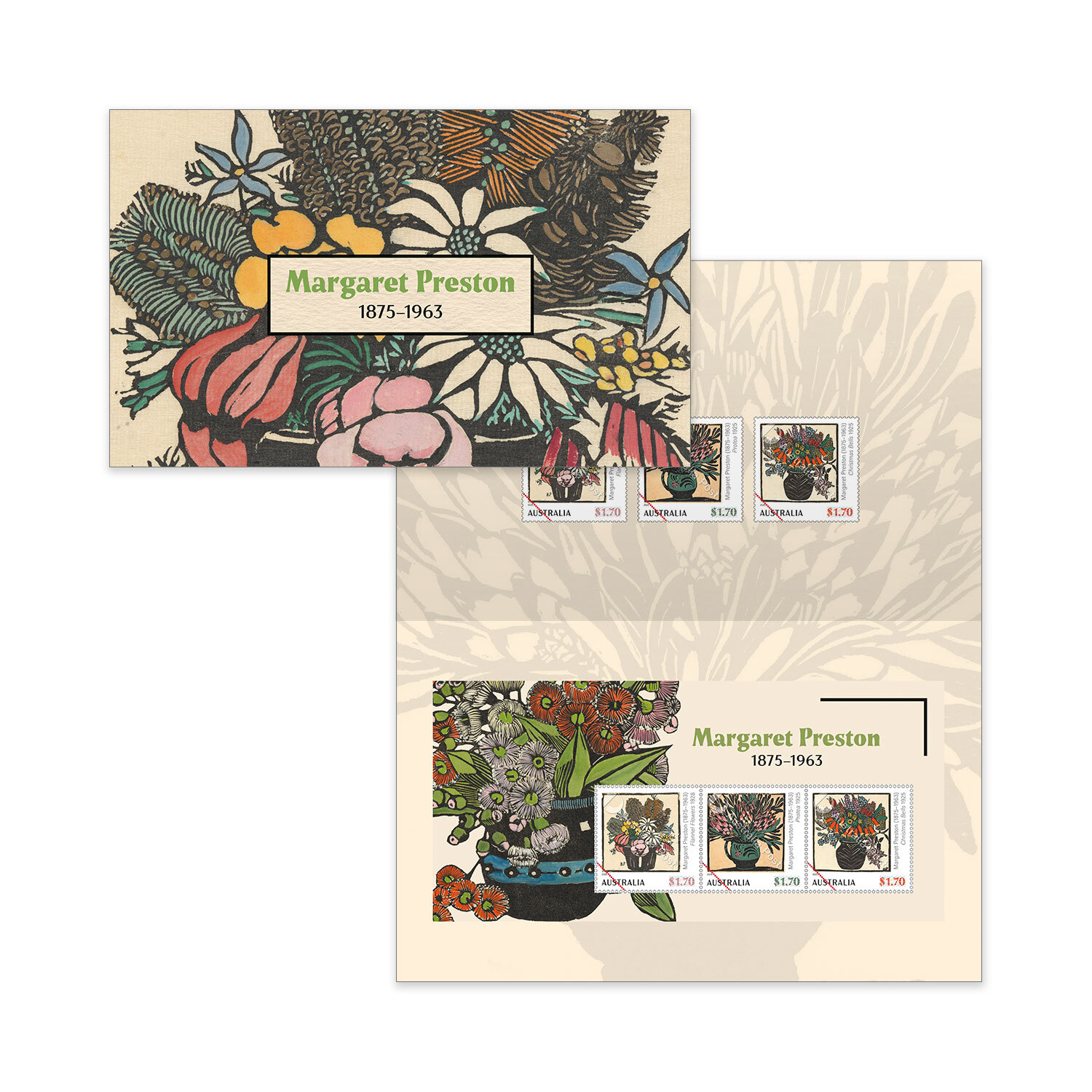 Margaret Preston 1875-1963 Stamp Pack - Margaret Preston 1875-1963